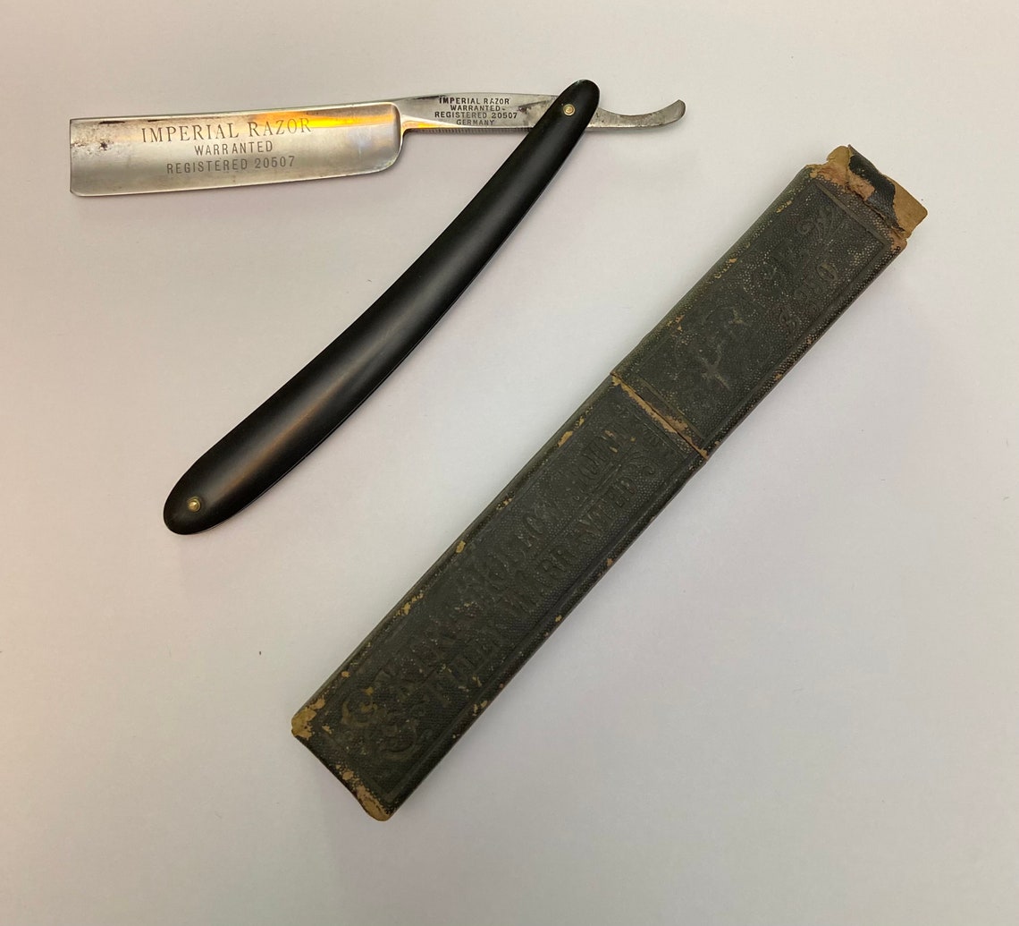 Vintage Imperial Razor - Germany Straight Razor - Etsy