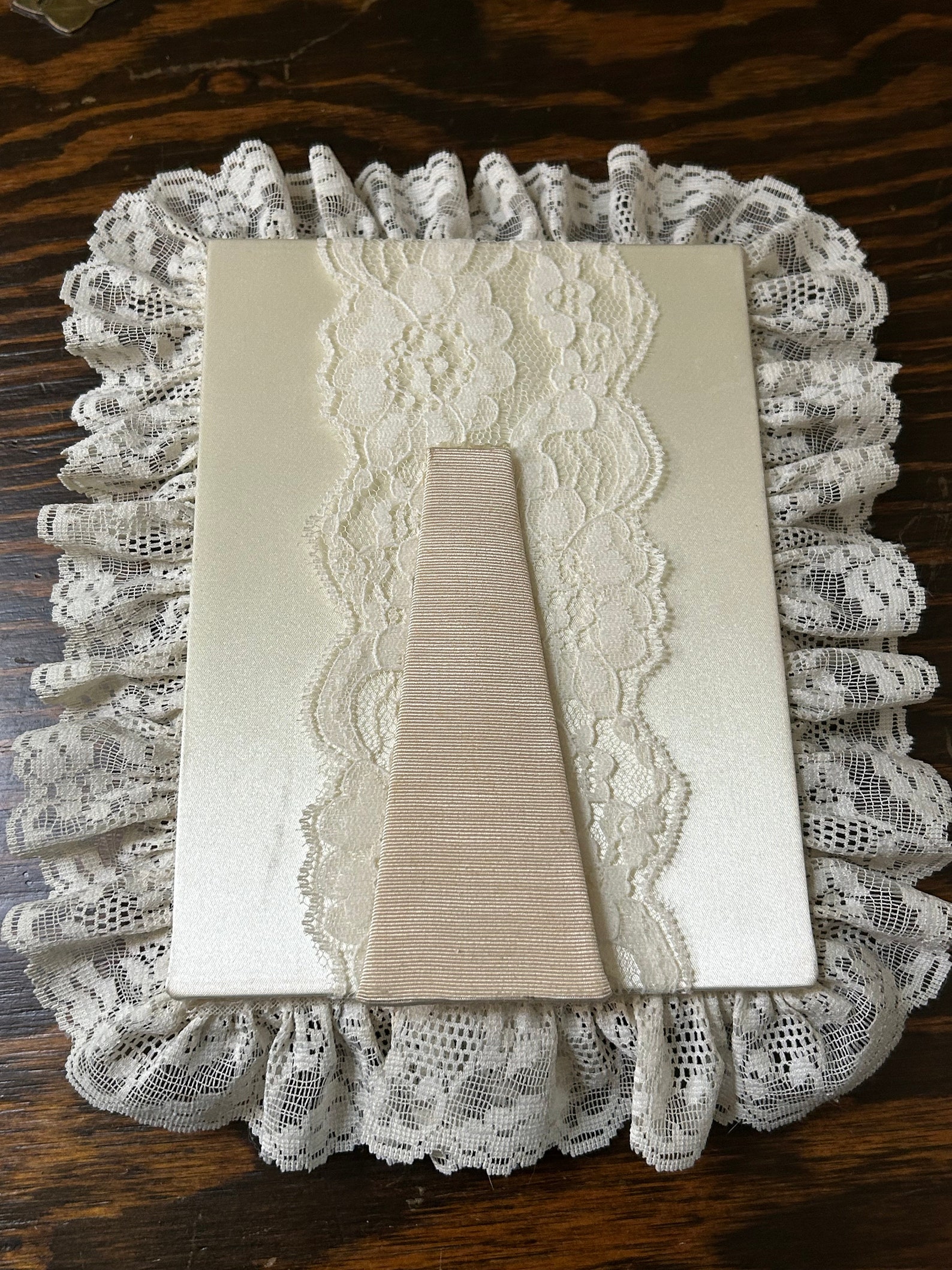 Vintage Hand Made With Lace and Beads Picture Frame - Etsy