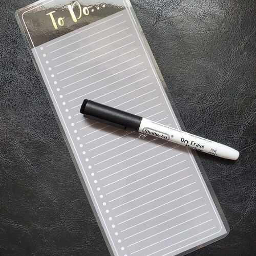 Dry Erase Magnetic to Do List Simple Daily Planner Reusable - Etsy