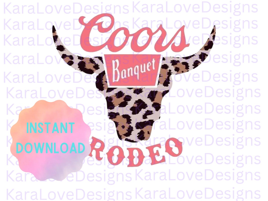 Coors Rodeo Png Pink Coors Sublimation Coors Leopard Png - Etsy