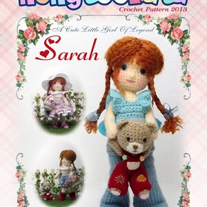 Sarah Crochet Doll Pattern, Design by Nong - Etsy