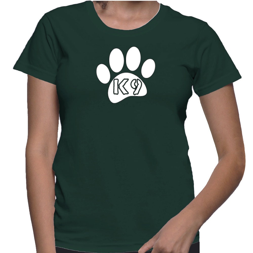 K9 Dow Paw Prints in Black and White Versions Vector Dog Paw - Etsy