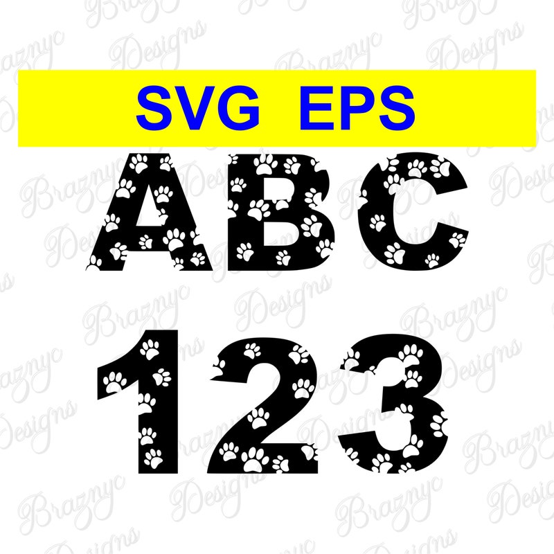 Paw Patrol Letters - Etsy