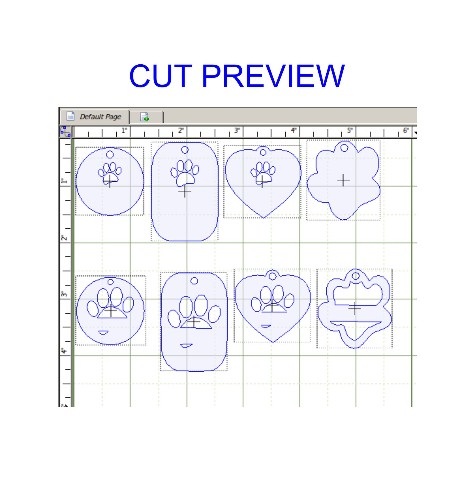 Pet ID Tag SVG Bundle for DIY Projects Templates for Laser - Etsy