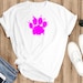Paint Splatter Dog Paw Print - Vector Dog Paw Drawing for T Shirts ...