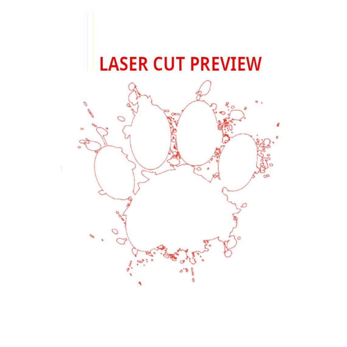 Paint Splatter Dog Paw Print Vector Dog Paw Drawing for T - Etsy