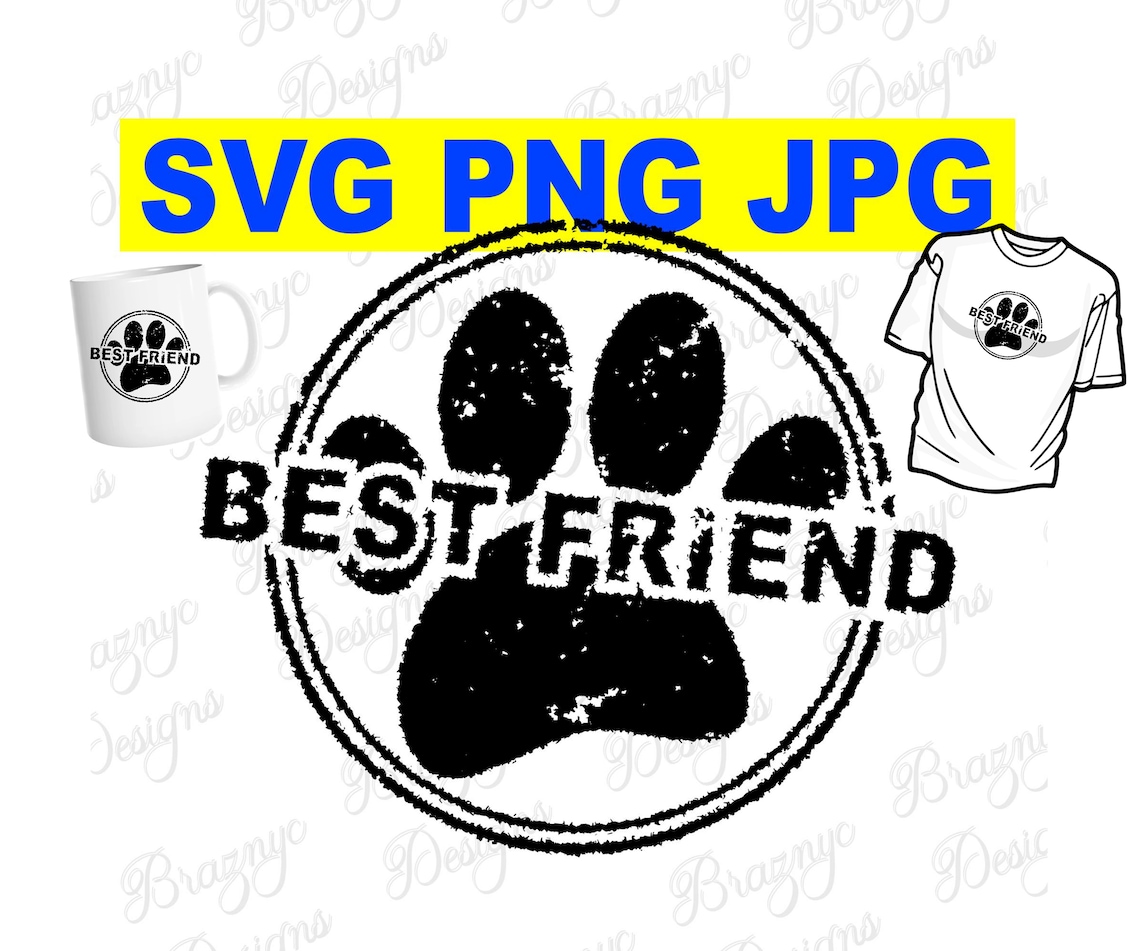 K9 Dow Paw Prints in Black and White Versions Vector Dog Paw | Etsy