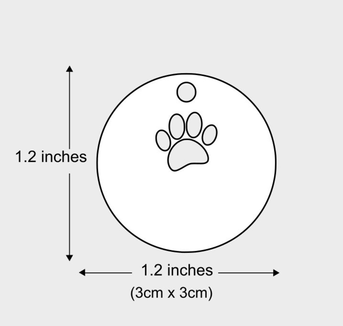 Pet ID Tag SVG Bundle for DIY Projects Templates for Laser - Etsy