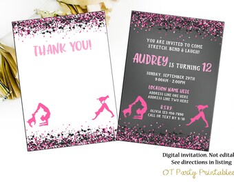 Goat Yoga Invitation - Etsy