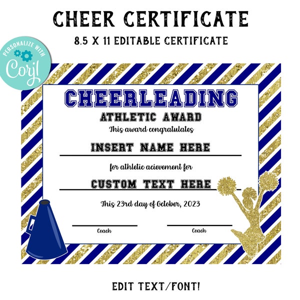 Cheerleading Printable - Etsy