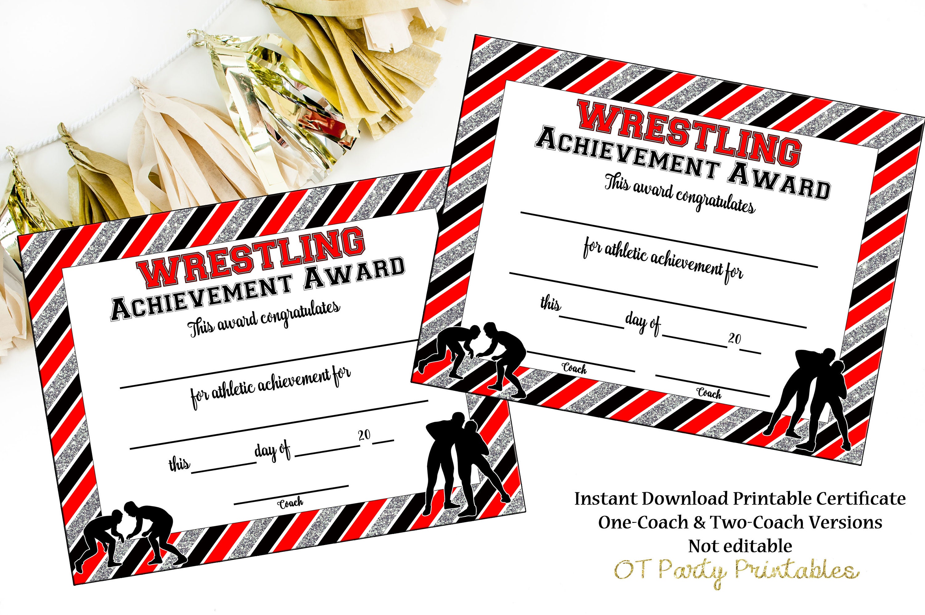 Editable Wrestling Award Certificate Template PosterMyWall, 53% OFF