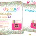 Printable Tween Digital Invitation Social Media Invite Custom Selfie ...