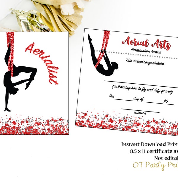 Aerial Silks Party Invitations - Etsy