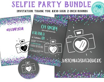 Youtube Social Media Theme Birthday Invitation Printable - Etsy