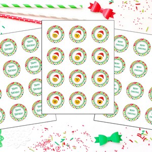 INSTANT DOWNLOAD Emoji 2 Inch Round Images You Print Emoticon Labels ...