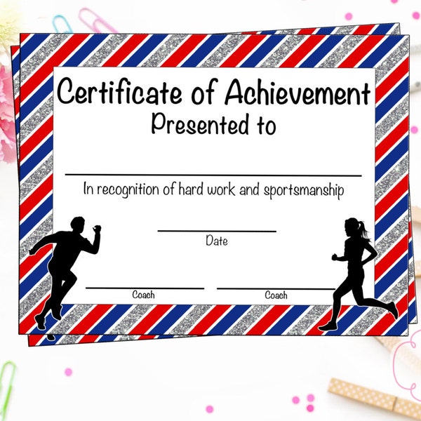 Cross Country Certificate - Etsy