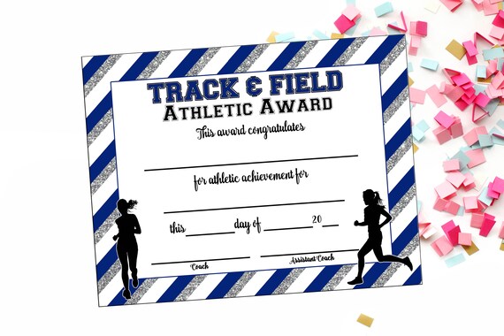 Athletic Certificate