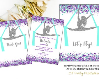 Aerial Silk Birthday Party - Etsy