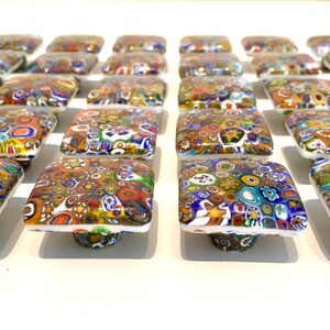 Murano Glass Millefiori Door Knobs/door Handles Multicoloured Hand-made Venetian Glass - Etsy UK