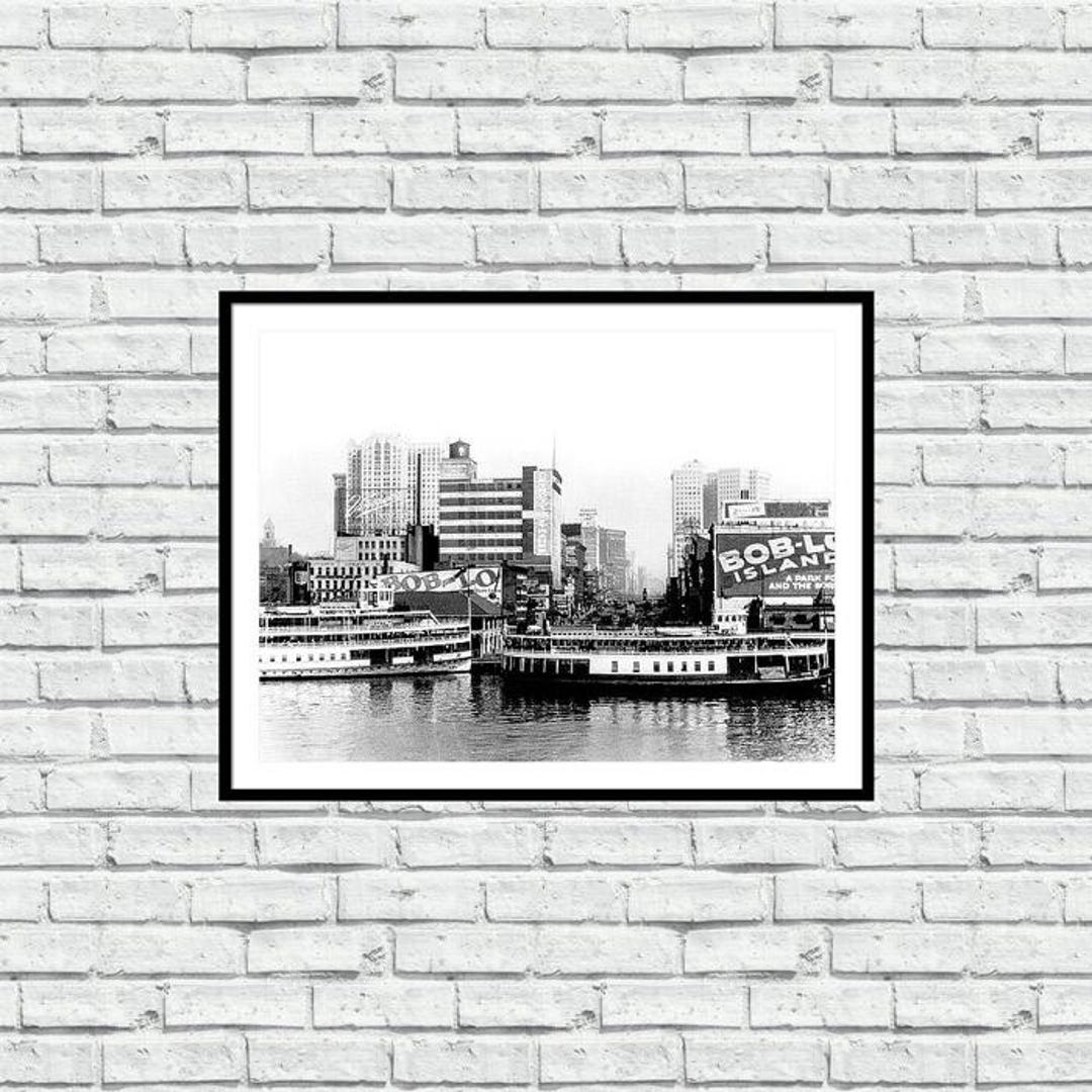 Historic Boblo Detroit Dock - Iconic Photo Print - Etsy