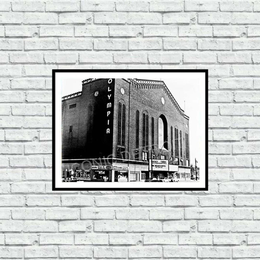 Historic Detroit Olympia Stadium - Iconic Detroit Photography - Wall ...