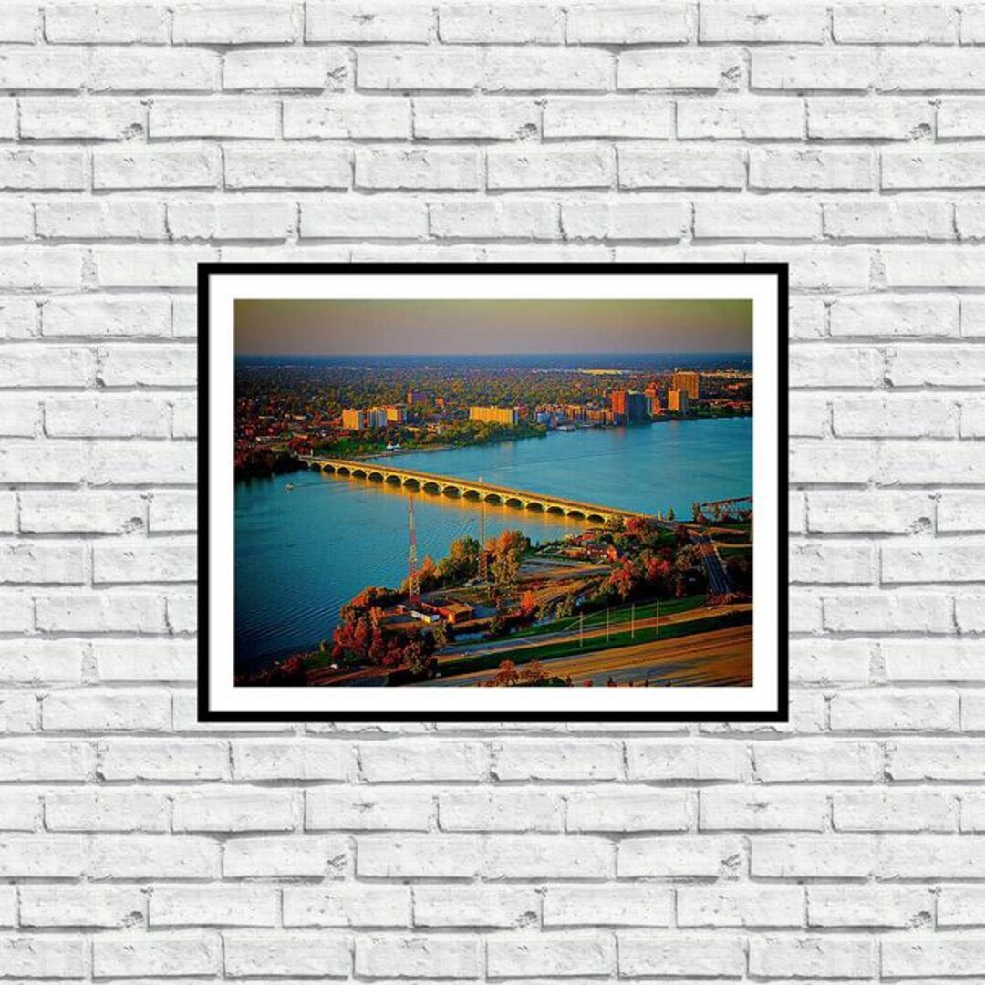 Belle Isle Macarthur Bridge Detroit - Iconic Detroit Photography - Wall ...