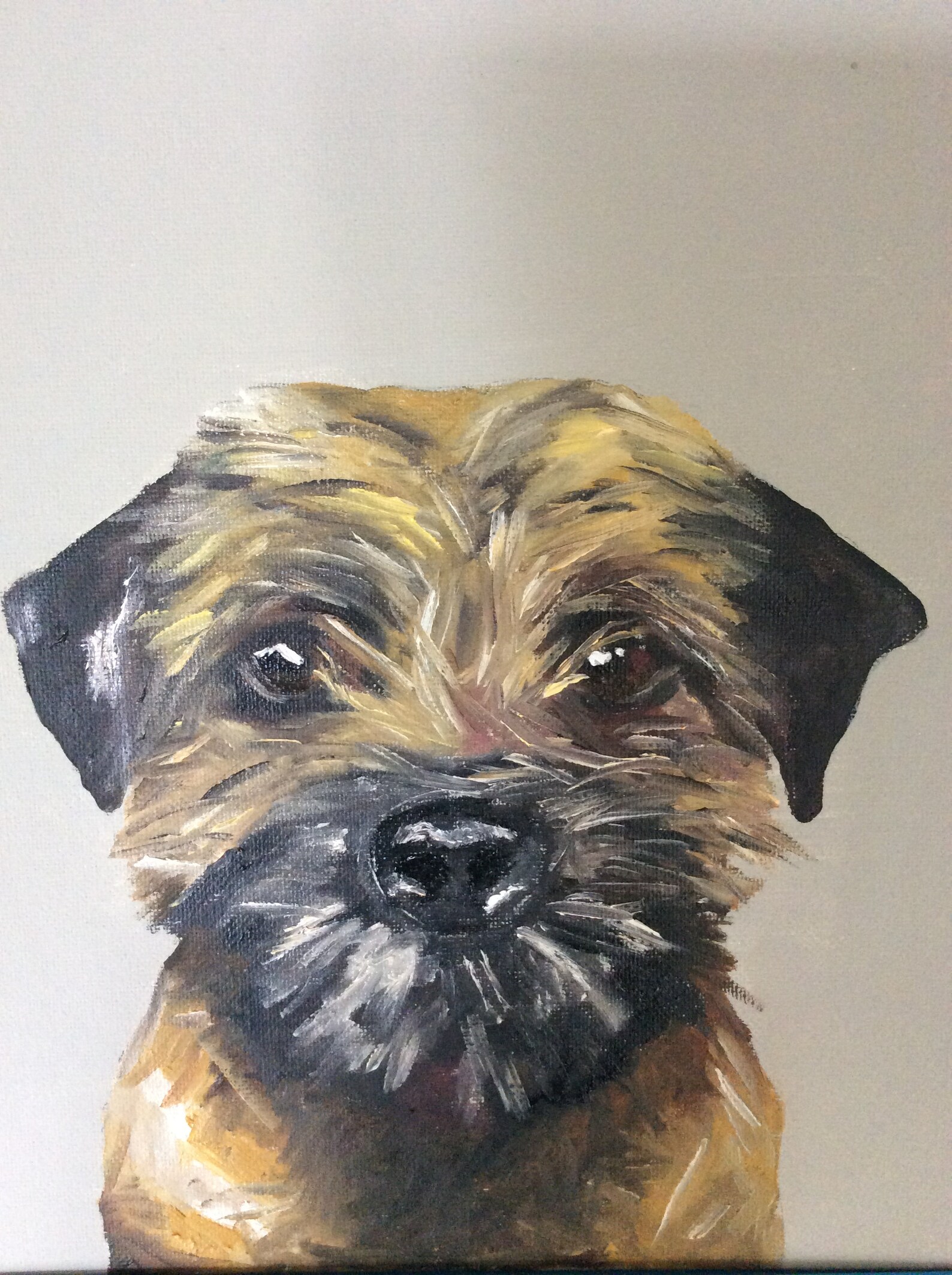 Labrador, Dog Portrait , Oil Painting , Original , Art, Farrow and Ball ...