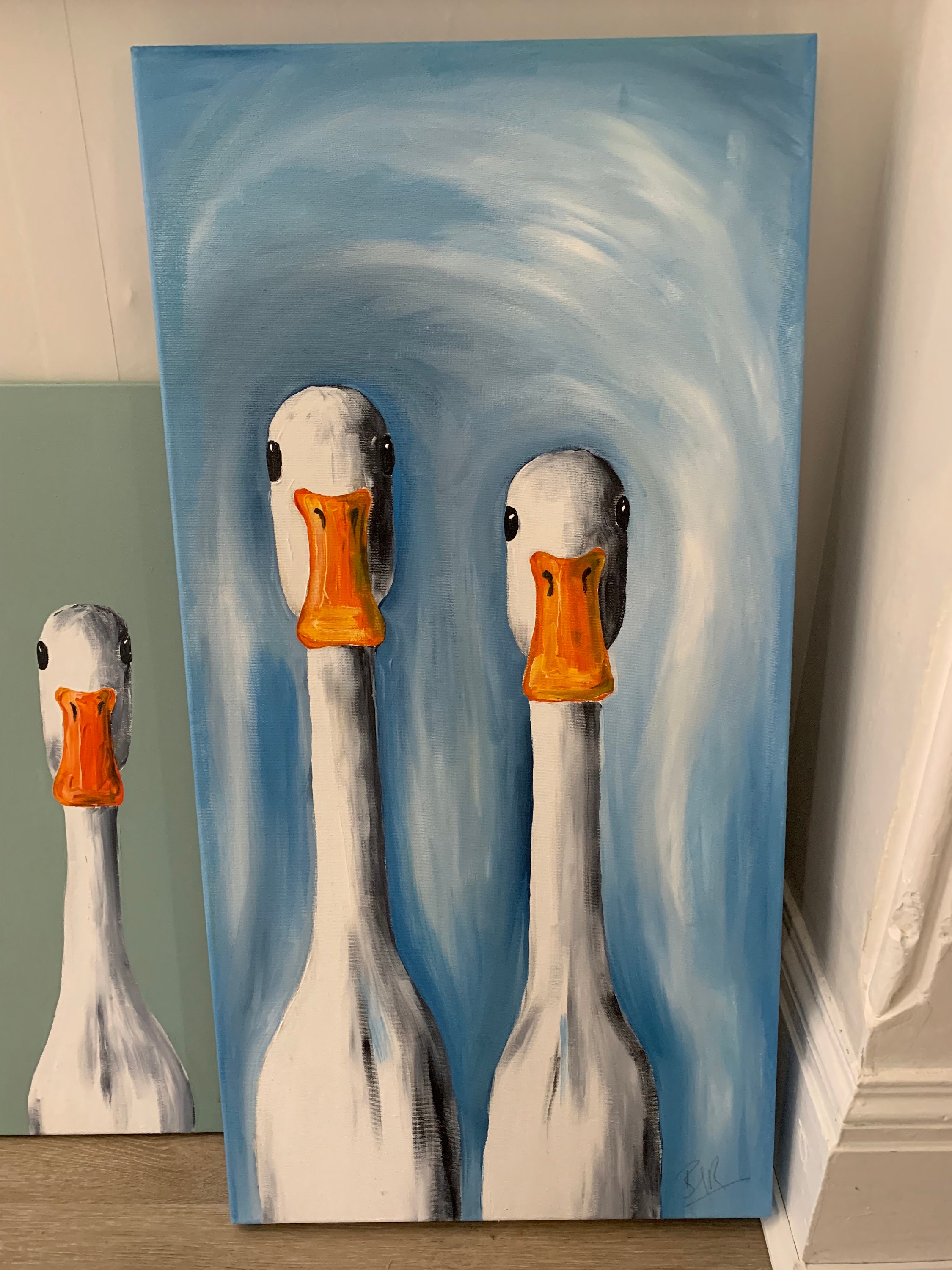 Original Goose Painting on Canvas, Custom Made to Order - Etsy