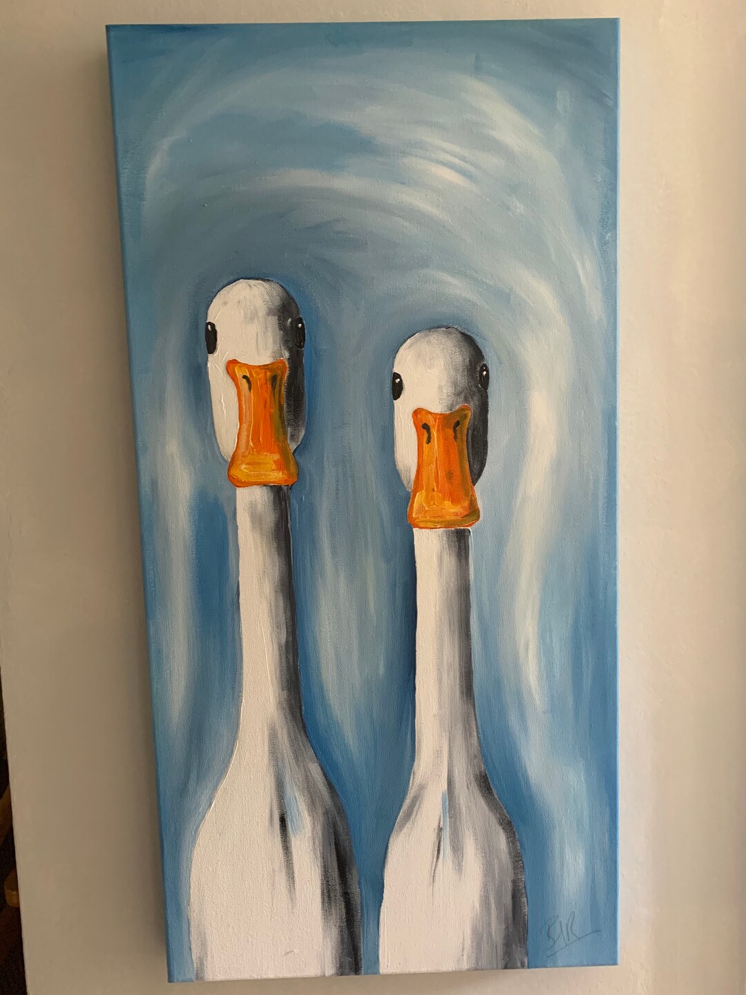 Original Goose Painting on Canvas, Custom Made to Order - Etsy