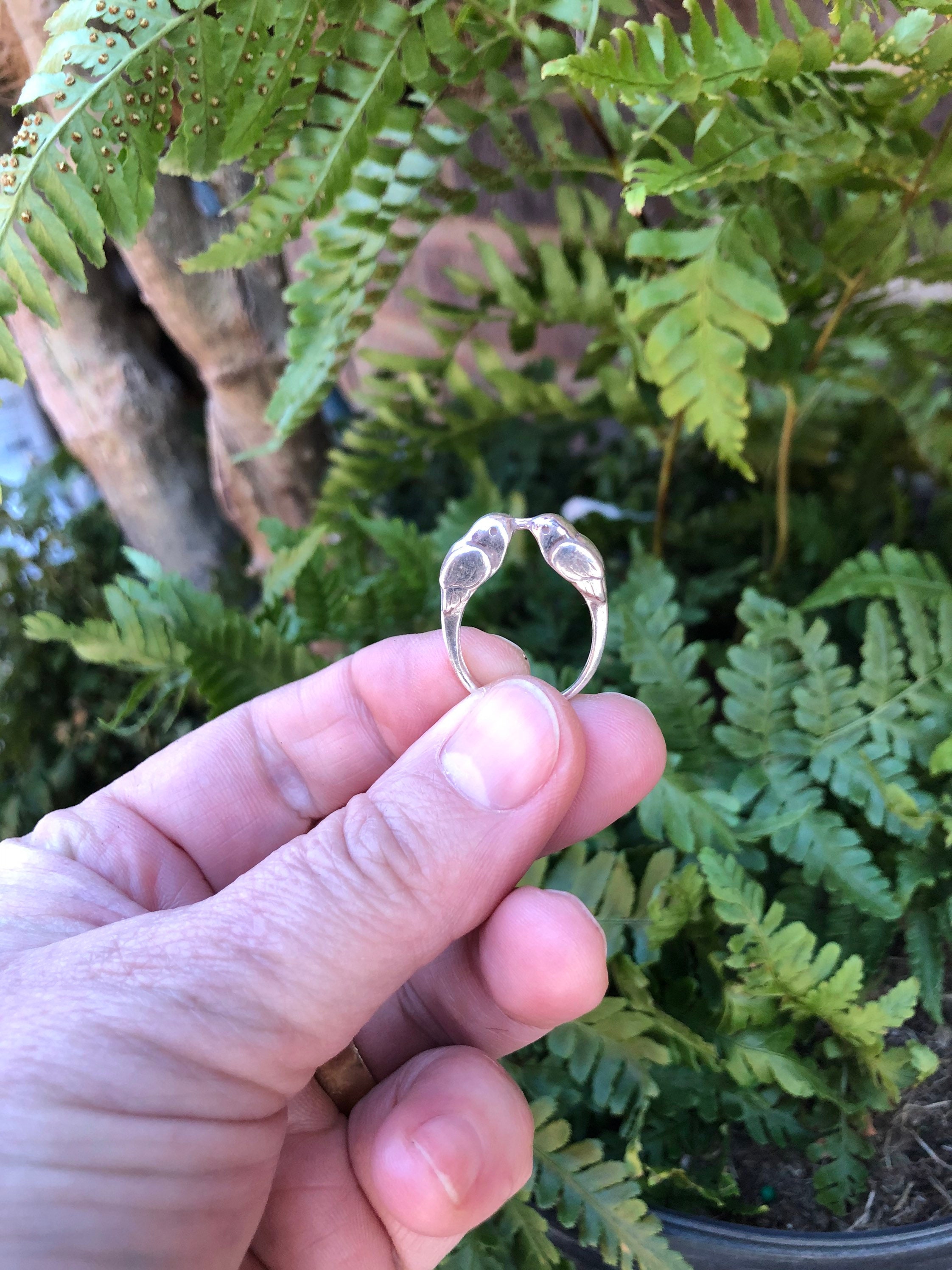 Birds ring two in love birds romantic birds ring bird | Etsy