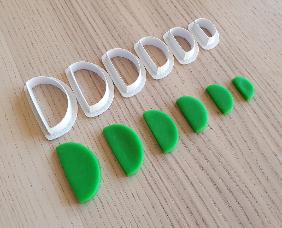 Semi Circle Cookie Cutter Organic #1 Set - Suitable for Fondant ...