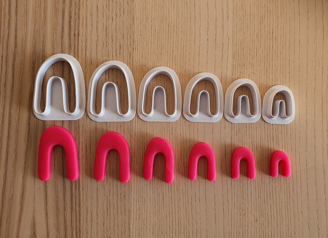 U Shaped Cookie Cutter Set Asymmetric (organic #4) - Suitable for ...