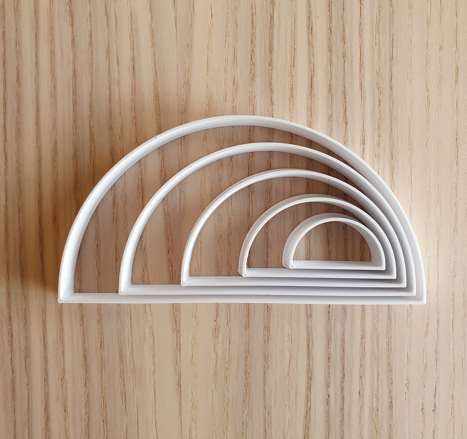 Semi Circle Cookie Cutter Set Suitable for Fondant Polymer - Etsy