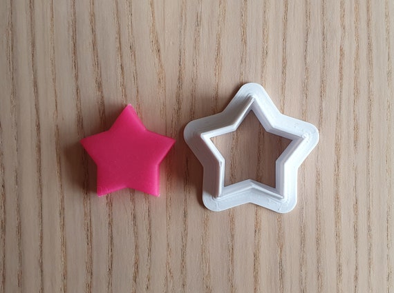 5 Pointed star cookie cutter set 2 suitable for fondant | Etsy
