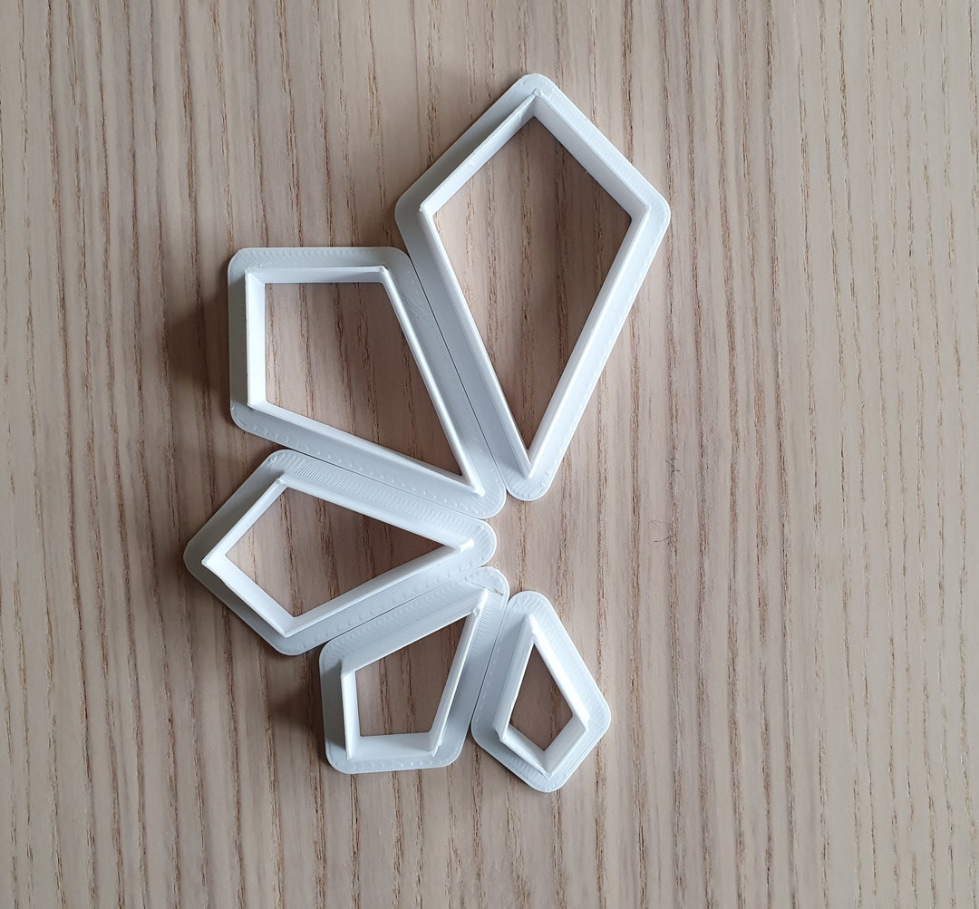 Kite Cookie Cutter Set - Suitable for Fondant, Polymer Clay, Play Doh ...