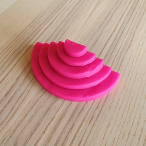 Semi Circle Cookie Cutter Set - Suitable for Fondant, Polymer Clay ...