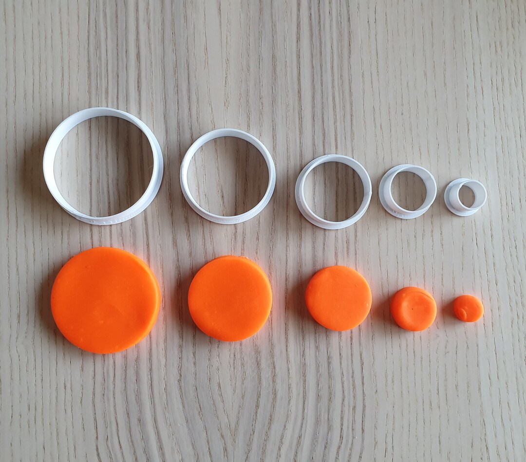 Circle Polymer Clay Cutter Set - Etsy