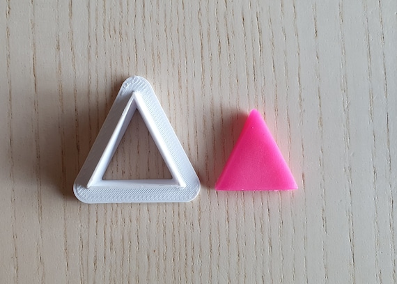 Triangle cookie cutter 2 set suitable for fondant polymer | Etsy