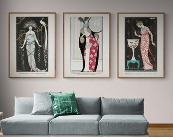 French Art Deco Prints - Etsy