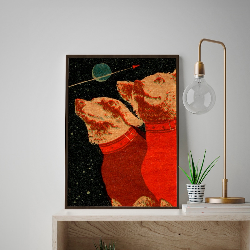 Dogs in Space - Etsy