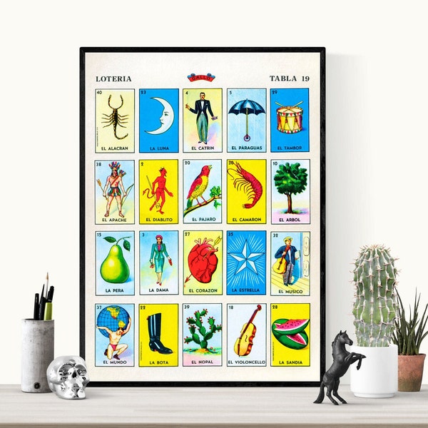 Mexican Bingo - Etsy