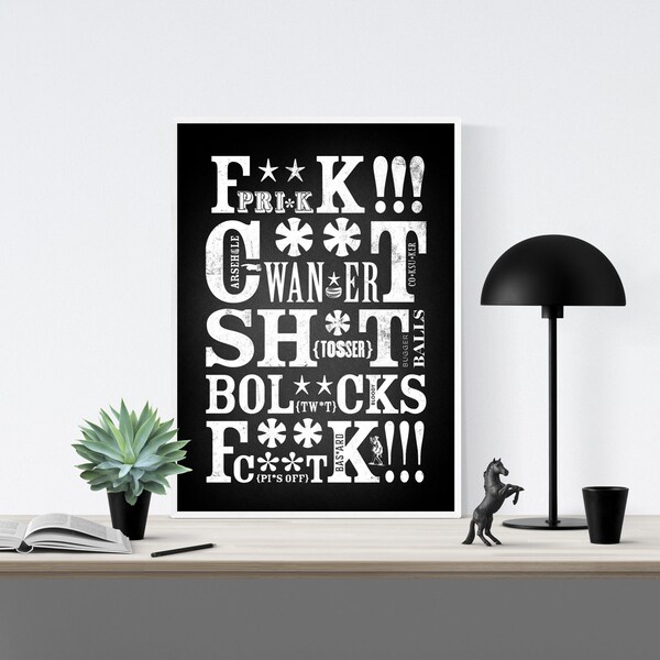 Swear Words - Etsy UK