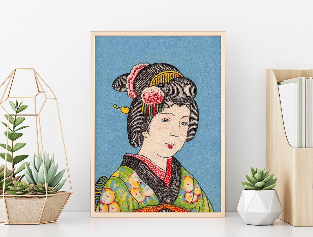 Japanese Lady Print | Art of Japan | Gallery Wall Prints | Vintage ...