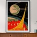 Sputnik Soviet Space Print - Etsy