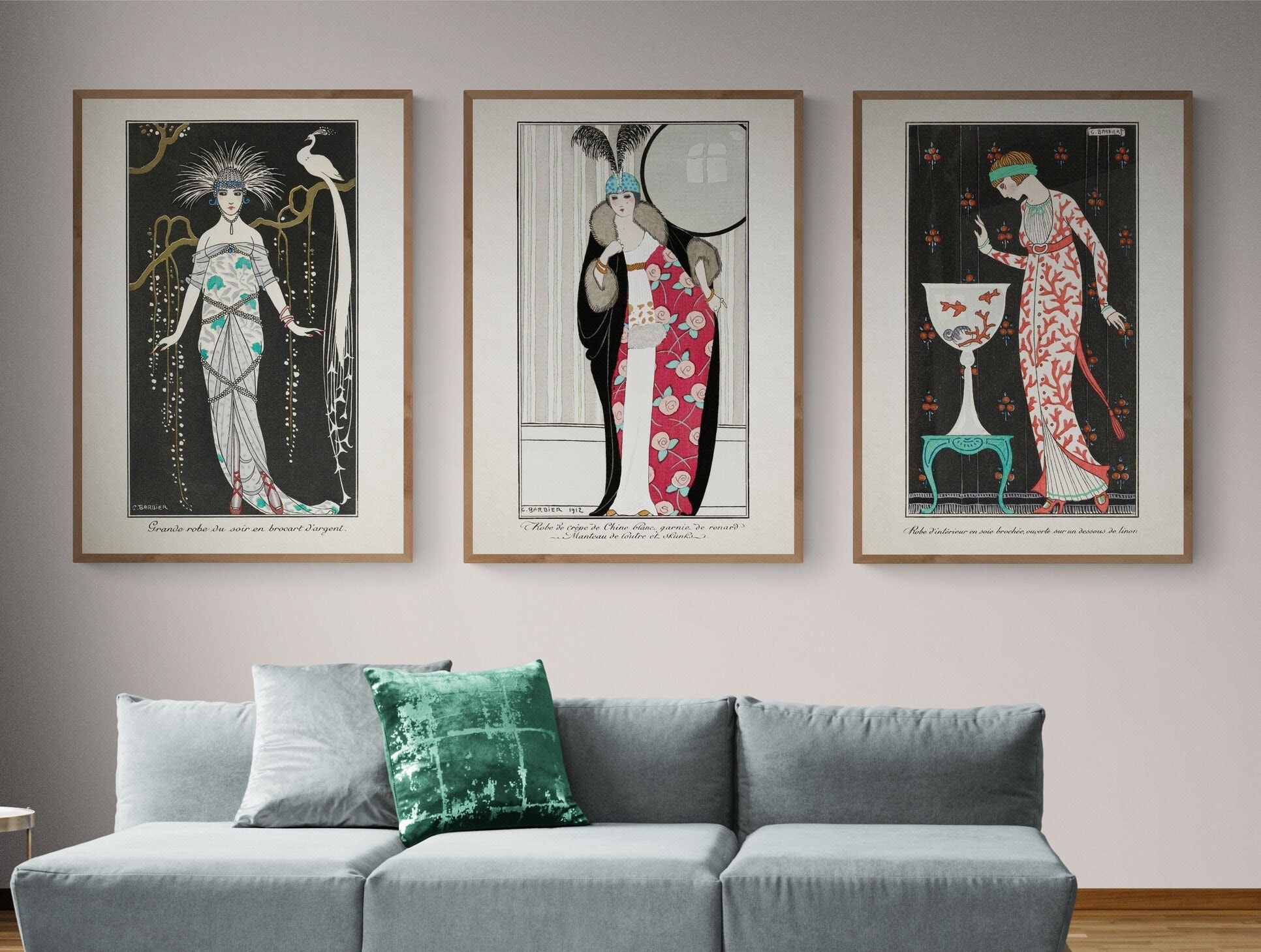 1930s Art Deco Living Room