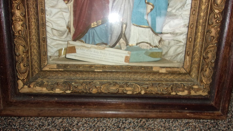 1892 The Alter of the Holy Family Confraternity Jesus Mary | Etsy