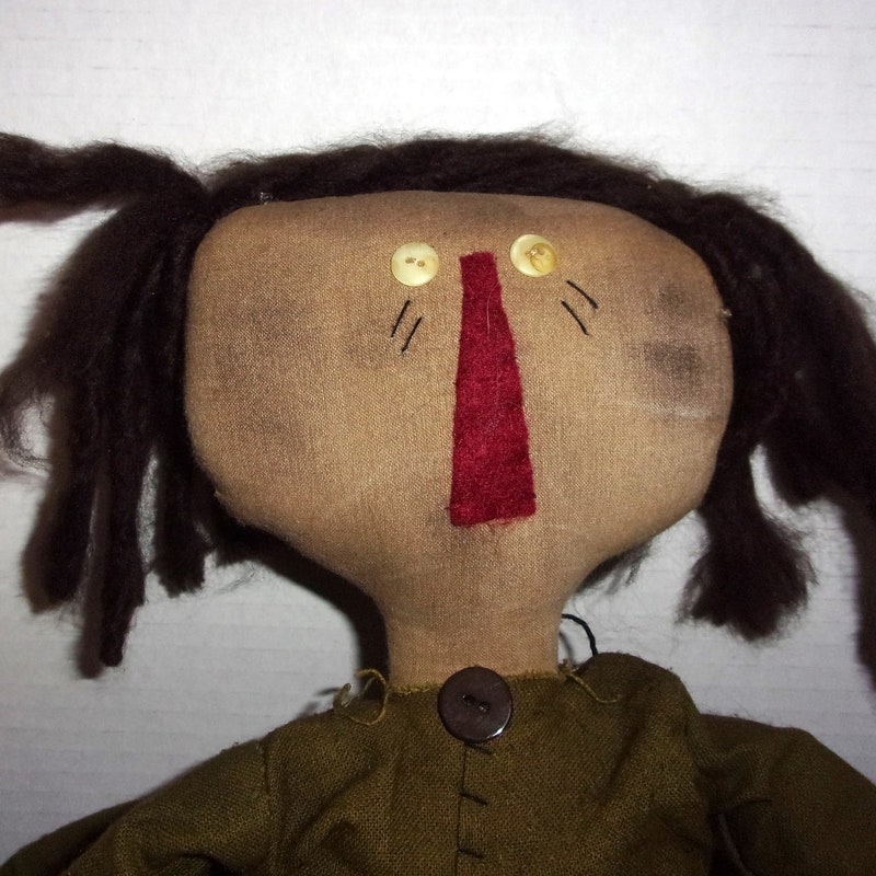 Primitive Cloth Doll - Etsy