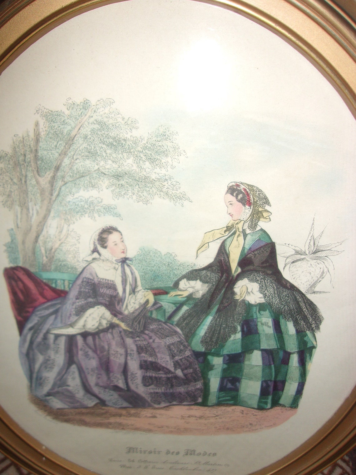 Vintage Marad Pic No. 389 Miroir Des Modes Paris Framed | Etsy