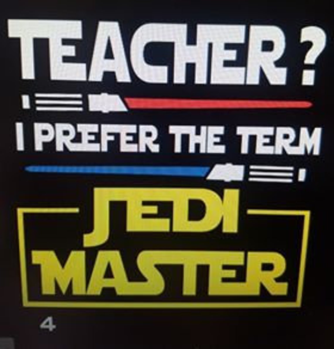 Disney Star Wars Inspired Teacher & Student T Shirts - Leai Yoda Jedi ...