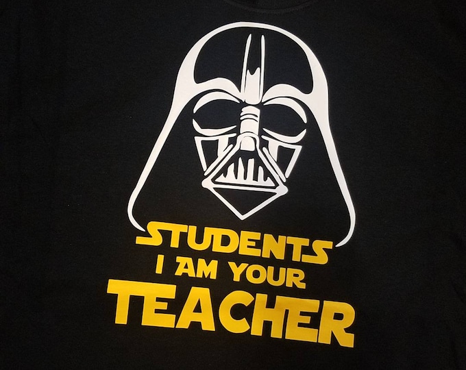Disney Star Wars Inspired Teacher & Student T Shirts - Leai Yoda Jedi ...